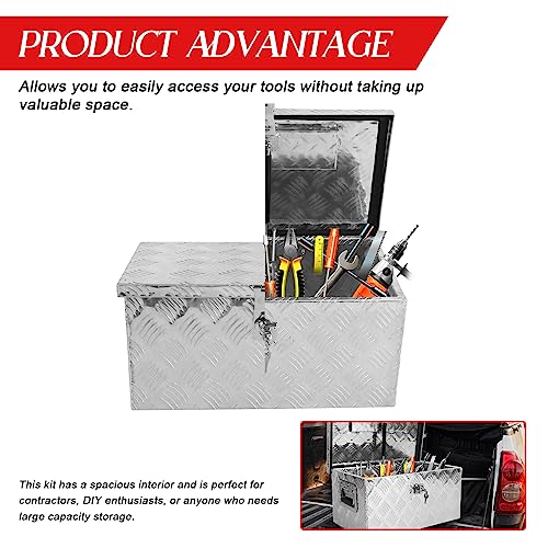 Snapklik.com : BLACKHORSE-RACING 20 Inch Aluminum Truck Tool Box