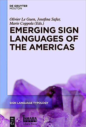 Buy Emerging Sign Languages of the Americas (Sign Language Typology ...