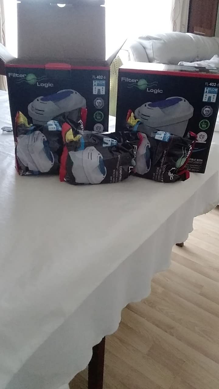 12 Pack Filter Logic 402H-Flow Cartridge Compatible with Brita Maxtra ...