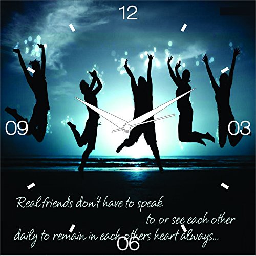 Buy home & kitchen best friends wall clock Online at Low Prices in ...