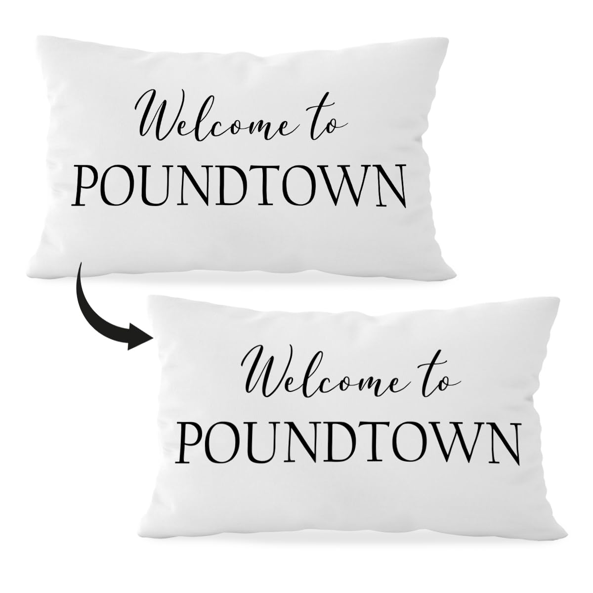 Amazon.com: HONLUNG Funny Gifts Pillow Covers 12x20, Welcome to Pound ...