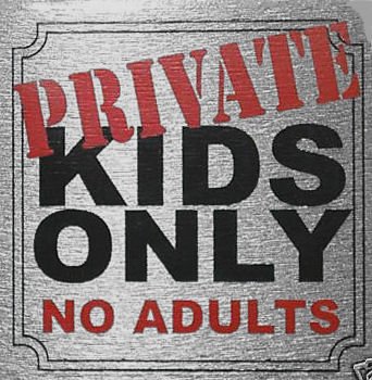Kids Only Sign