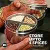 Amazon.com: MARU 12 IN 1 Stainless Steel Indian Masala Box with See ...