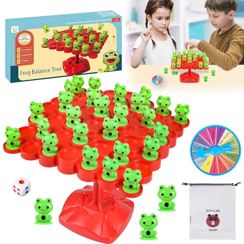 Balanced Tree Frog, Frog Puzzle Game Toys, Montessori Educational Tetra ...
