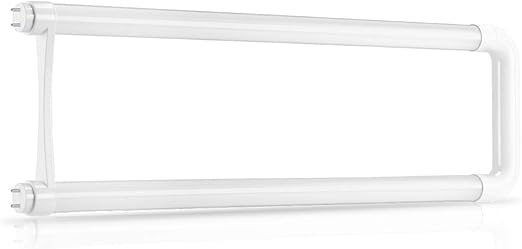 LED U Shaped Light Bulb,2x2FT U Bend LED Tube Light,12W(32W Equiv),2000 ...