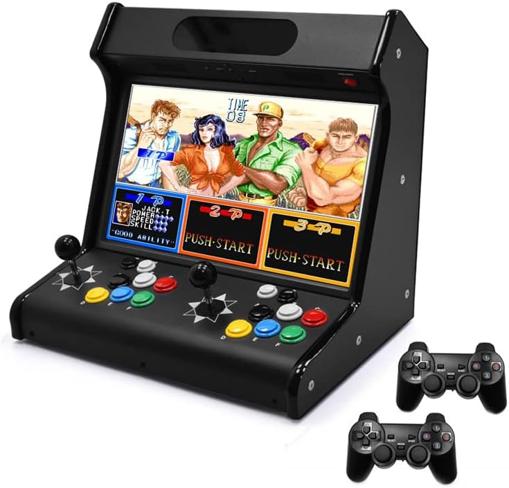 Arcade Games Machine, Mini Tabletop Retro Gaming Console, WiFi 8000 ...