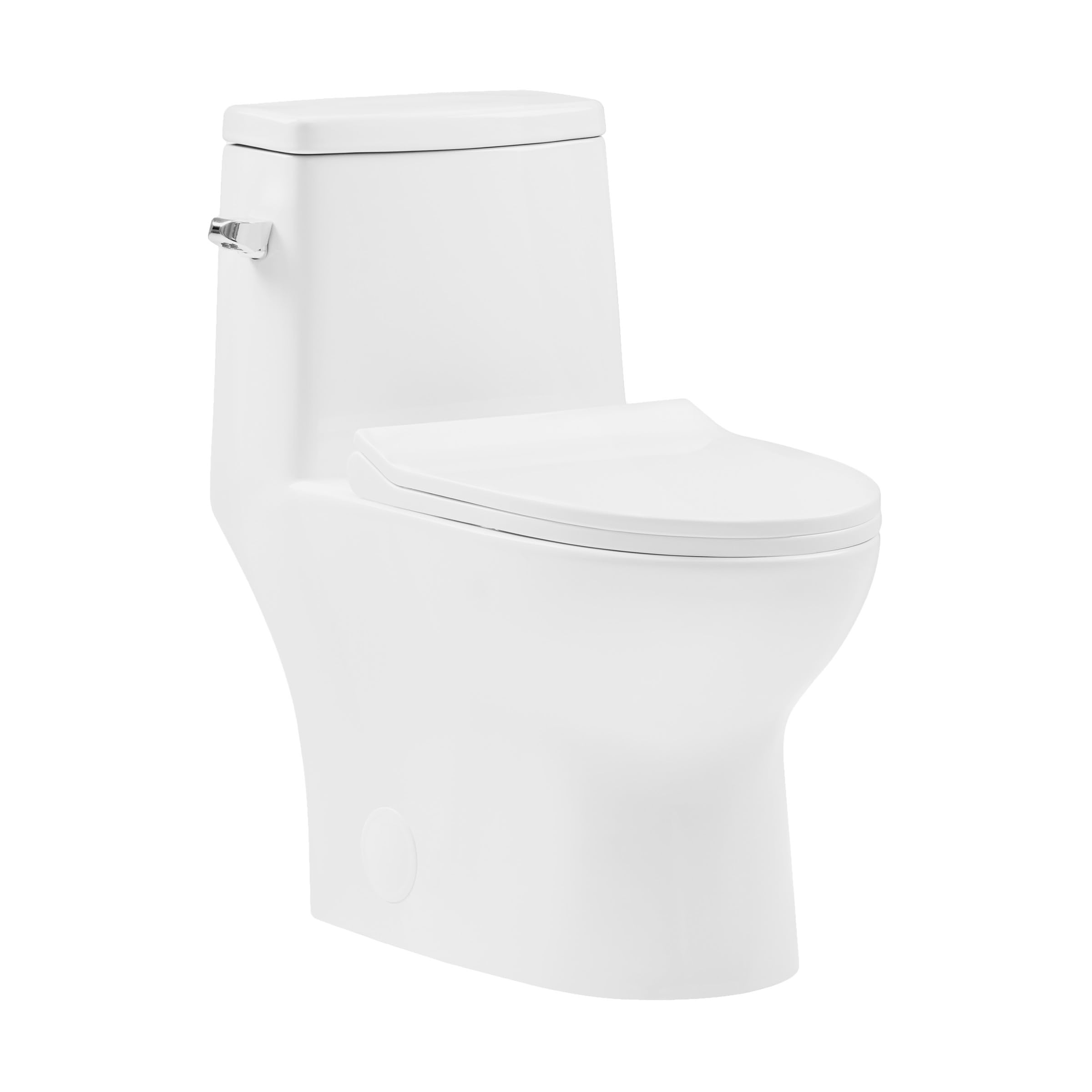 Ivy One-Piece Elongated Toilet Left Side Flush, 10" Rough-In 1.28 gpf ...
