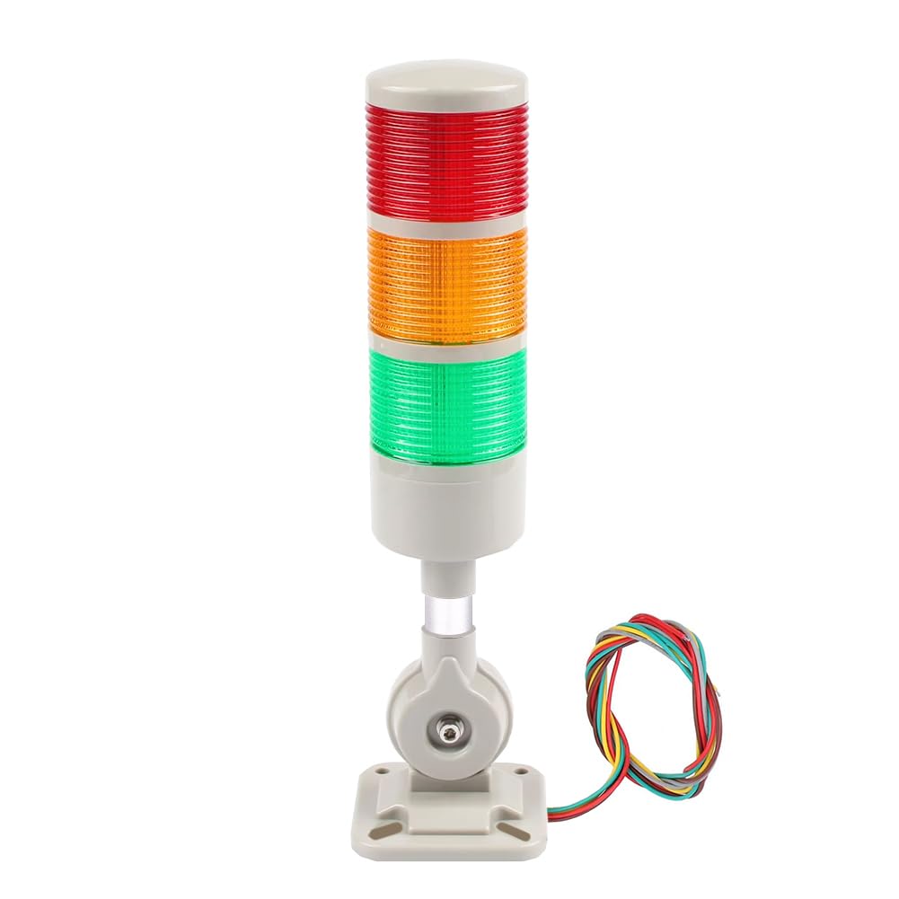 Snapklik.com : Tiiyee Led Signal Tower Stack Lights, 3 Layer Industrial ...