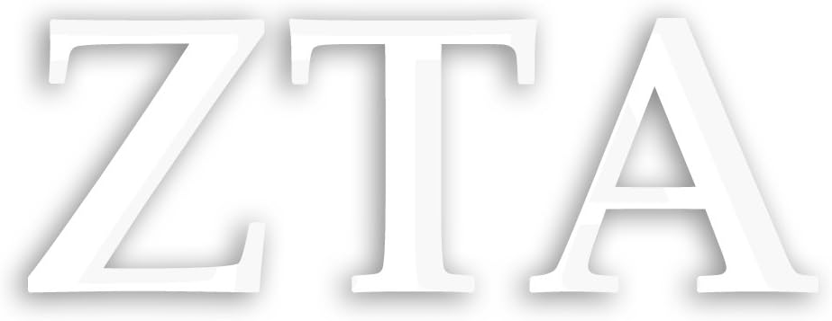 Amazon.com: Sorority Shop Zeta Tau Alpha Car Decal Sticker- Greek ...