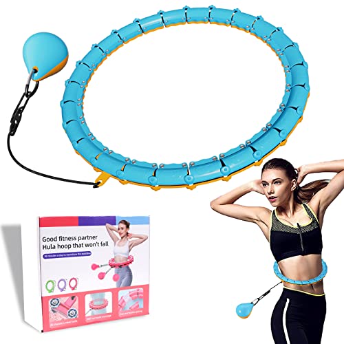 Tigayhc Smart Hula Ring Hoops, Weighted Hula Hoop for Adults,24 ...