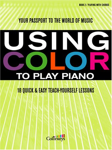 Piano Lessons: Using Color To Play Piano Book/CD #2 | Amazon.com.br