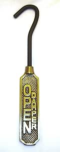 Amazon.com: Metal Fireplace Damper Pull with Solid Brass Handle : Home ...