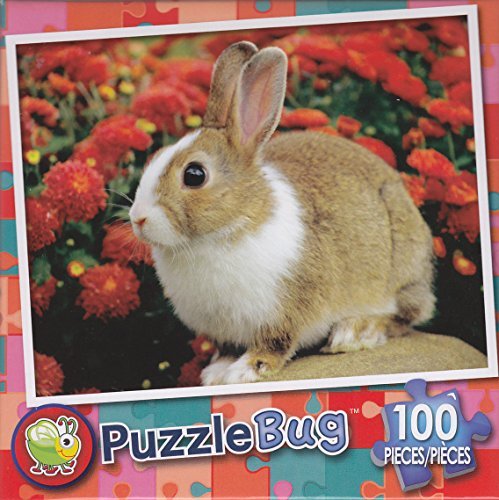 Buy Puzzlebug 100 Piece Puzzle ~ Bunny Rabbit Online at Low Prices in ...
