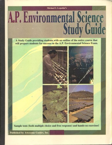AP Environmental Science Study Guide: Michael J. Lopatka: 9780970369468 ...
