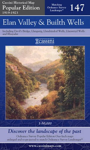 Elan Valley and Builth Wells: No. 147 (Cassini Popular Edition ...