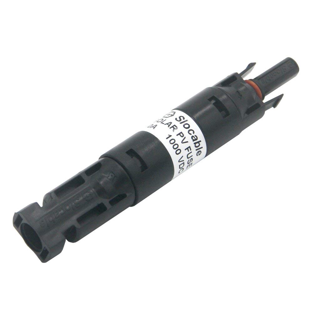 Snapklik.com : 5A Solar Panel PV in-Line Fuse Holder w/Fuse ...