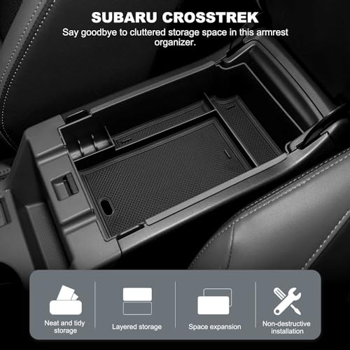 Buy yboueo For 2024 Subaru Crosstrek Accessories Center Console ...