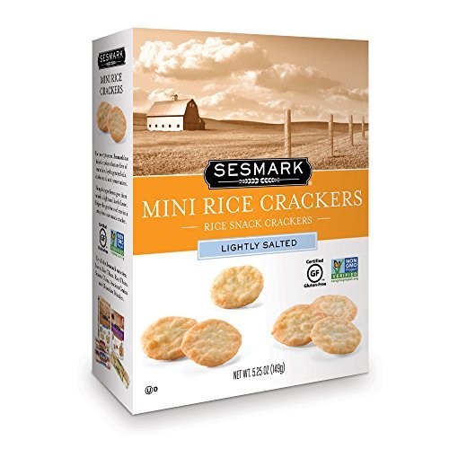 Amazon.com: Sesmark Lightly Salted Mini Rice Crackers, 5.25 Ounce (Pack ...