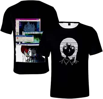 Lain T-Shirt Serial Experiments Lain Cosplay Merch for Women/Men O-Neck ...