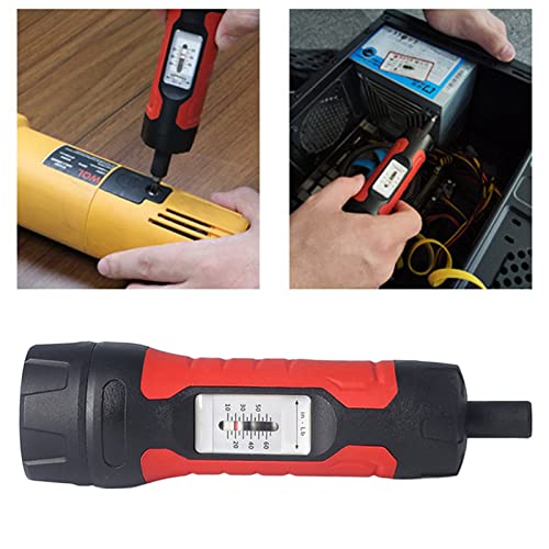 Preset Torsion Screwdriver Manual Setting 10-65 in.lb Adjustable Torque ...
