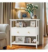 Amazon.com: Edbuosy 27 inch Nightstand Side Table with 1 Layer of ...