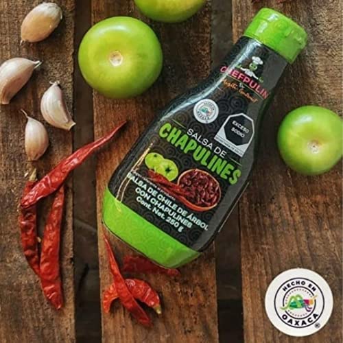Salsa de Chile de Arbol con Chapulines 250 ml Plastic Jar - Insect ...