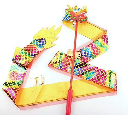 5Pcs Dragon Ribbon Stick LED Toys Performance Props Luminous Dragon ...