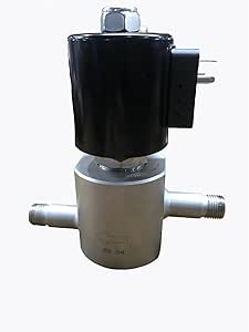 Amazon.com: 100bar 10MPa 2 way water solenoid valve 24V Orifice 6mm SS304 DN6 normally close ...