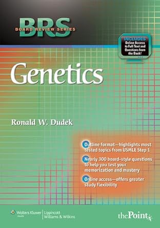 BRS Genetics (Board Review Series): 9780781799942: Medicine & Health ...