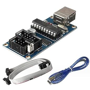 DUTTY USBTiny ISP Downloader AVR microcontroller USB Interface with 6 ...