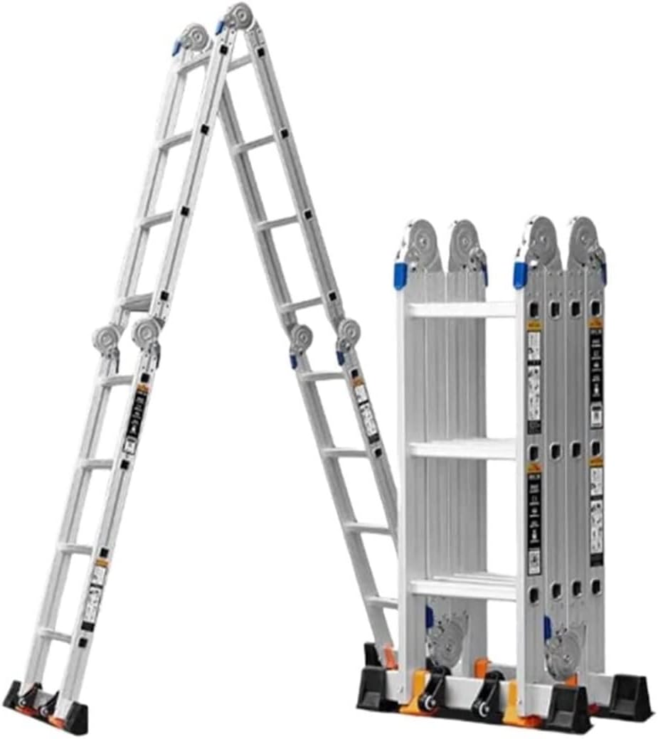 Step Ladder Rugged Home Telescoping Ladders, Agile Quick Retractable ...