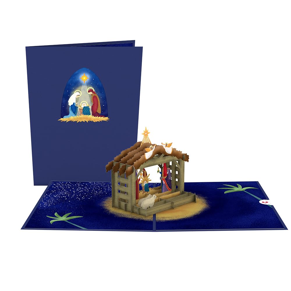 Snapklik.com : Lovepop Nativity Elegant Christmas Card For Him For Her