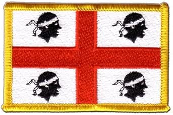 Italy Sardinia Flag embroidered Iron-On Patch : Amazon.co.uk: Home & Kitchen