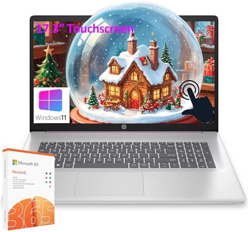 Amazon.com: HP 17 Touchscreen Laptop Computer for Student and Business ...