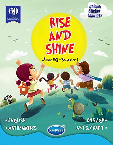 Navneet Rise and Shine Semester Books : JR.KG. Semester 1 |English| Pre ...