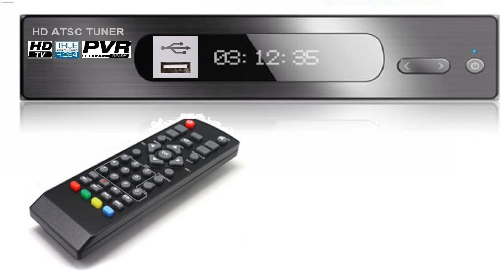 HD ATSC Tuner STB DTV Converter Box Digital HDTV W/HDMI Output for OTA ...