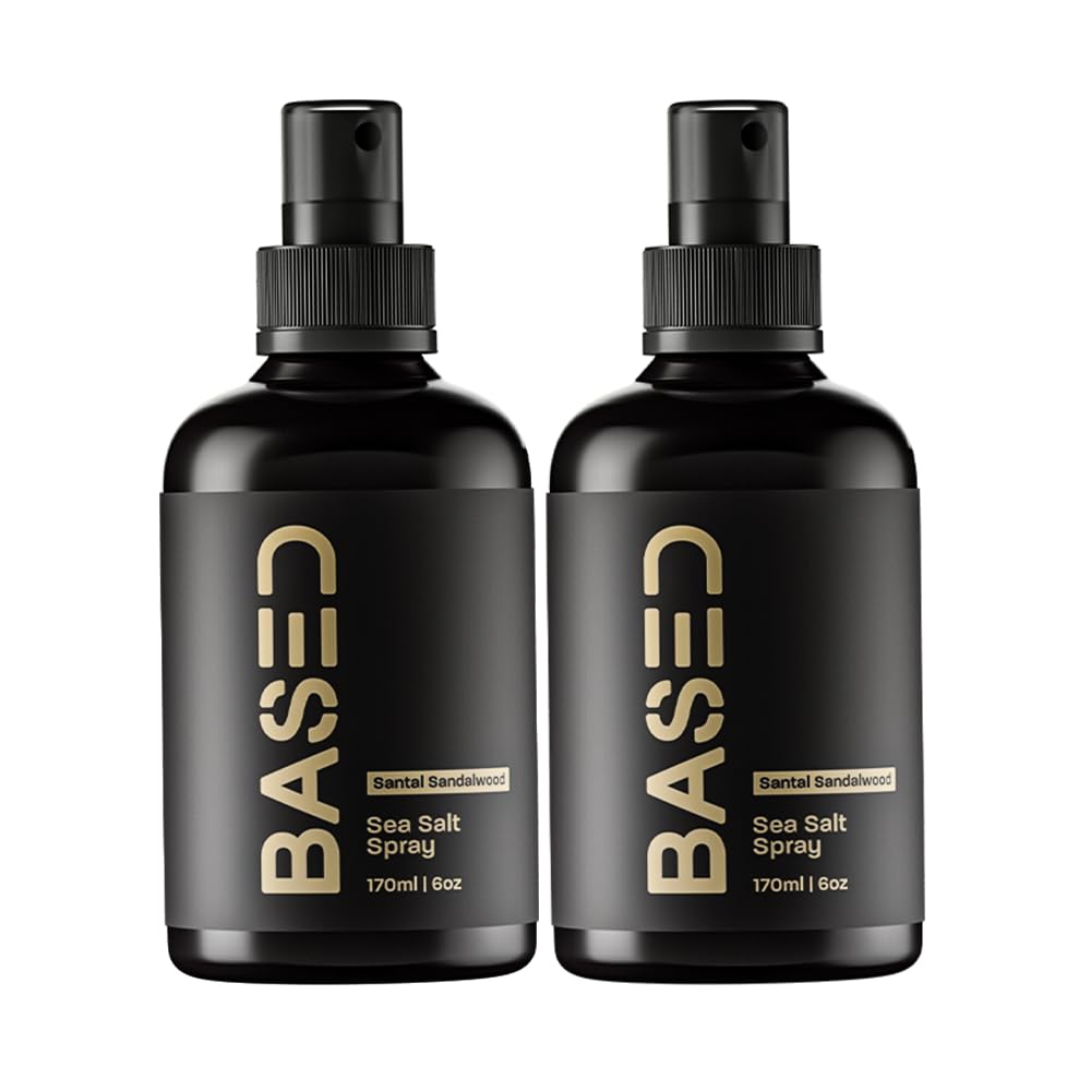 Amazon.com: BASED BODYWORKS Sea Salt Spray, Natural Finish Sea Salt ...