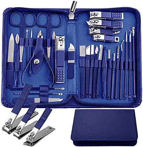 Amazon.com : Manicure Set 30 in 1 Nail Clippers Set,Nail Manicure Kit ...