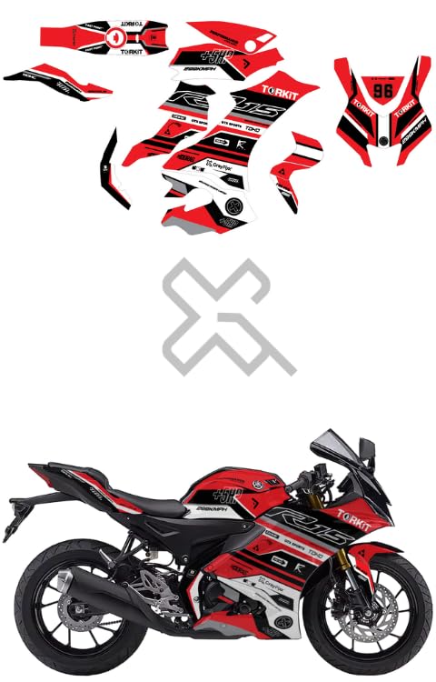 Grayfixx Red Torkit Edition Full Body Sticker for R15M & V4 | Made in ...
