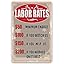Amazon.com: Labor Rates Tin Sign Funny Mechanic Shop Metal Signs ...