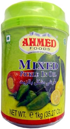 Ahmed Mixed Pickle in Oil- 1 kg : Amazon.co.uk: Grocery