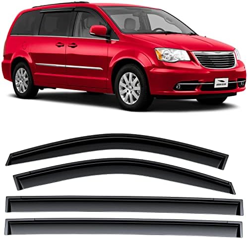 Amazon.com: 4PCS Rain Guards Window Vent Visor Wind Deflectors Fit for ...