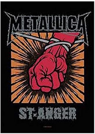 Amazon | Metallica St Anger logo new Official Textile Poster 75cm x ...