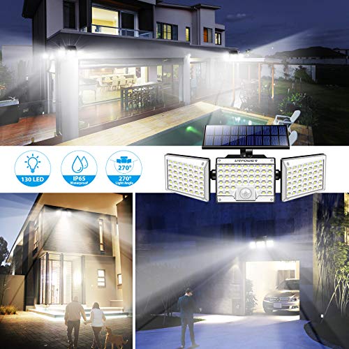URPOWER Solar Powered Waterproof Motion Sensor Security Lights Review ...