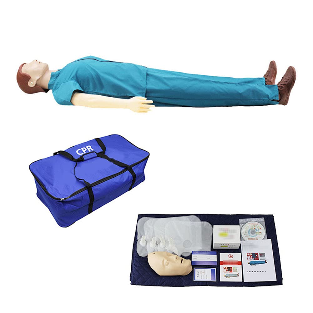 Buy CPR Human Model Whole-Body CPR First Aid Training Manikin 5.4ft ...