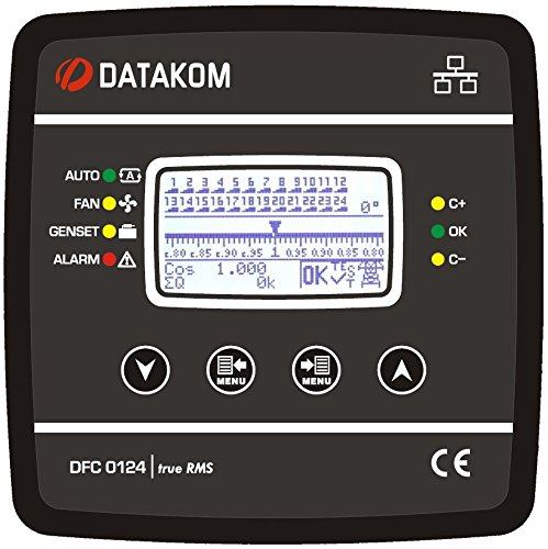 Amazon.com: DATAKOM DFC-0124 Power Factor Controller, 128x64 B&W ...