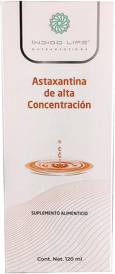 Indigo Life Astaxantina de Alta Concentracion 120 ml : Amazon.com.mx ...