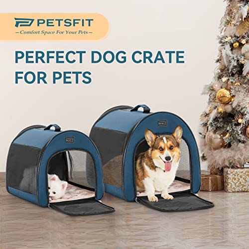 Snapklik.com : Dog Crates For Medium Dogs, Arch Design Padded Dog Crate ...