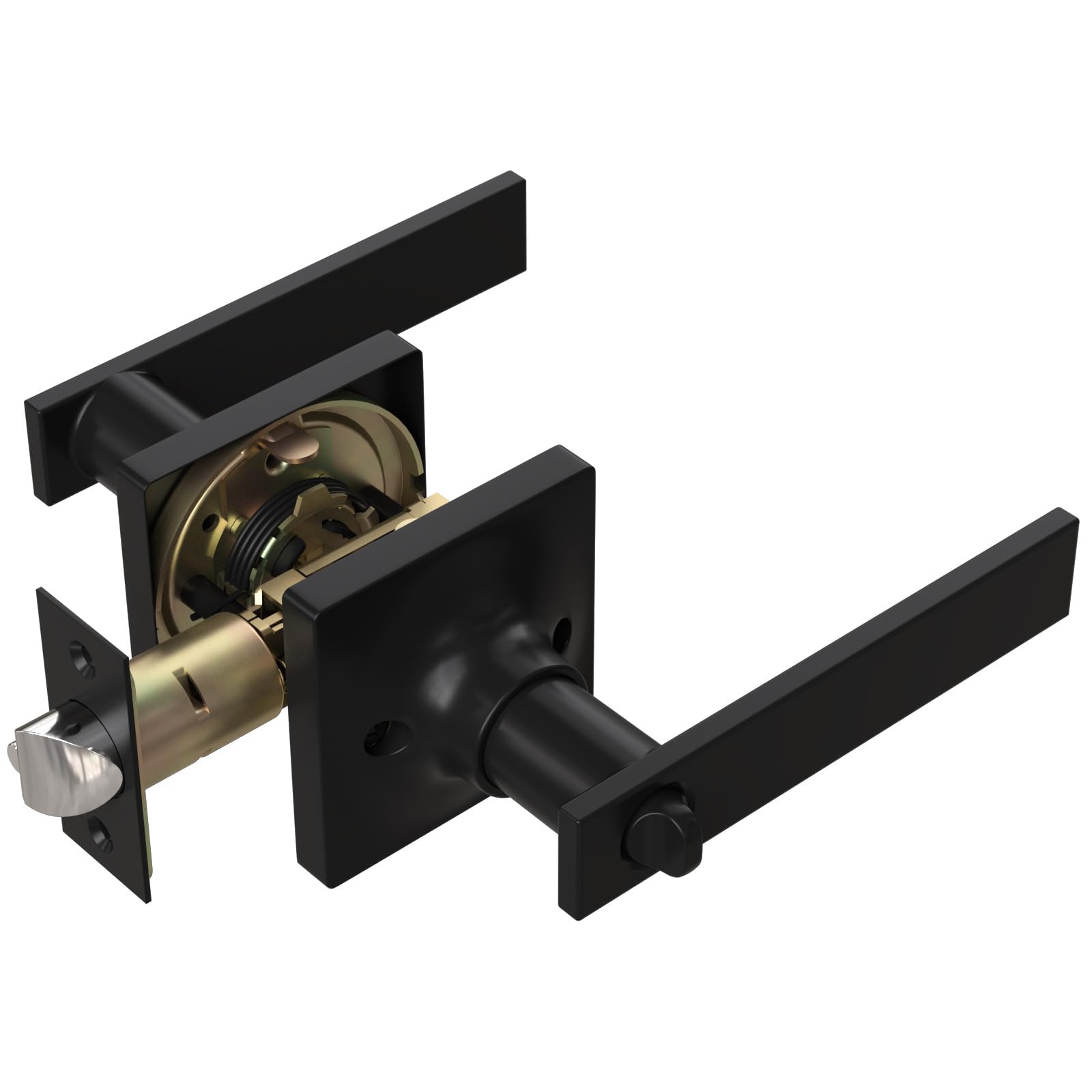 Voraus Door Handles Interior with Door Turn Lock - Privacy Heavy Duty ...
