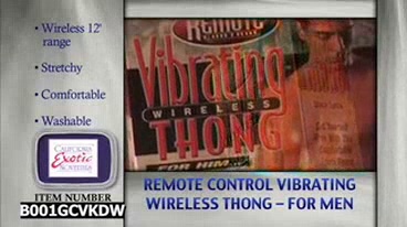 Watch California Exotics Remote Control Vibrating Men＇s Thong on Amazon ...